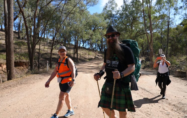 Successful walk and talk for mental health